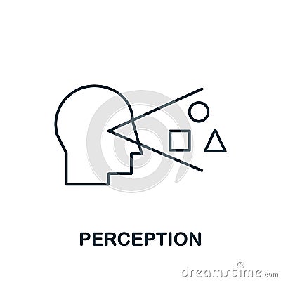 Perception Icon. Simple Line Element Perception Symbol For Templates ...