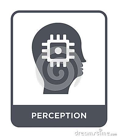Perception Icon In Trendy Design Style. Perception Icon Isolated On ...