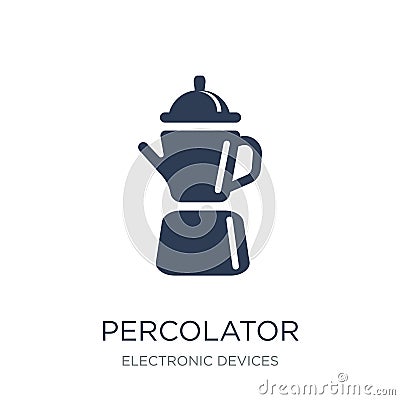 Percolator Icon. Trendy Flat Vector Percolator Icon On White Bac ...