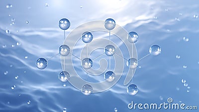 Perfluorobutane Molecular Structure, 3d Model Molecule, Simple ...