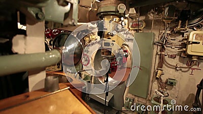 Periscope inside submarine stock footage. Video of navy - 115907804