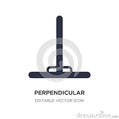 Perpendicular Icon On White Background. Simple Element Illustration ...