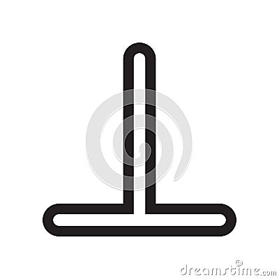 Perpendicular Symbol Icon Vector Sign And Symbol Isolated On White ...