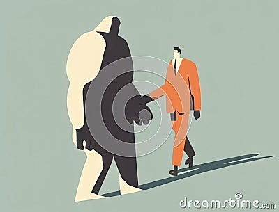 A Person Looks Down At Their Shaking Hands Unable To Conquer Their ...