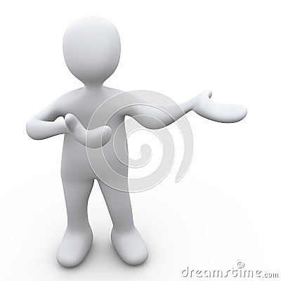 Person Presenting Stock Images - Image: 7408464