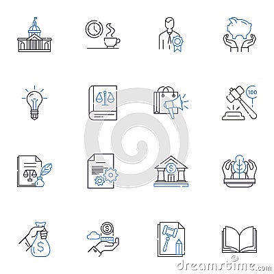Personal Autonomy Line Icons Collection. Independence, Freedom, Self ...