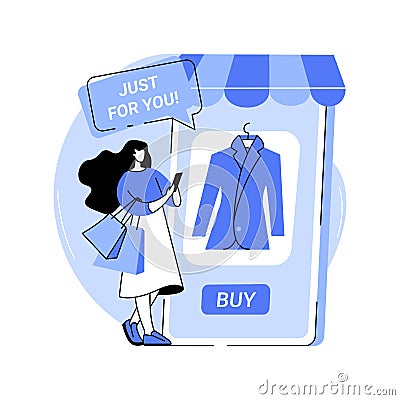 Personalized Customer Experience Isolated Cartoon Vector Illustrations ...