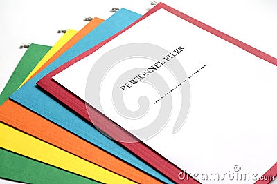 Personnel Files Royalty Free Stock Photo - Image: 13442855