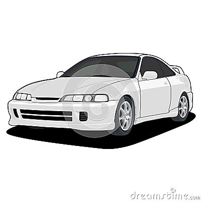 Integra DC2 Royalty-Free Illustration | CartoonDealer.com #248350623