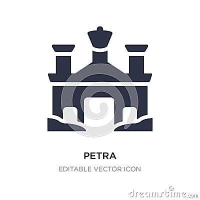 Petra Icon On White Background. Simple Element Illustration From ...