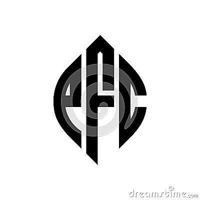PFC Circle Letter Logo Design With Circle And Ellipse Shape. PFC ...