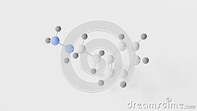 Phenelzine Molecule 3d, Molecular Structure, Ball And Stick Model ...