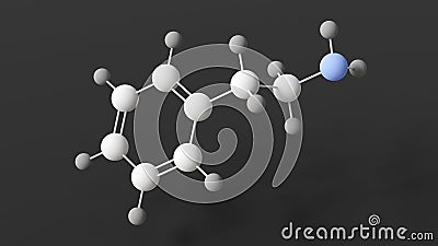 Phenethylamine Molecule, Molecular Structure, Trace Amine, Ball And ...