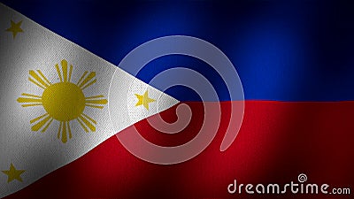 Philippines flag stock footage. Video of fabric, lines - 94873620