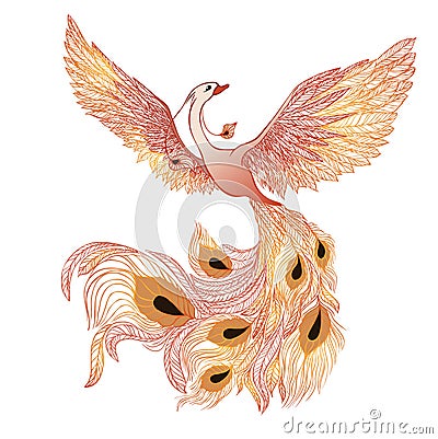 Phoenix Vector Stock Vector - Image: 70642930