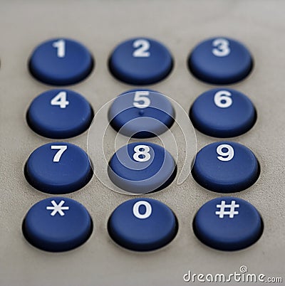 Phone Keypad Numbers Royalty-Free Stock Photography | CartoonDealer.com ...