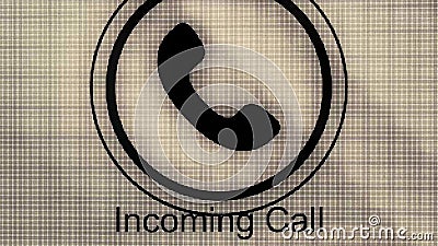 Phone Ring Icon Animation. Incoming Call. Animation Call Icon. Handmade ...