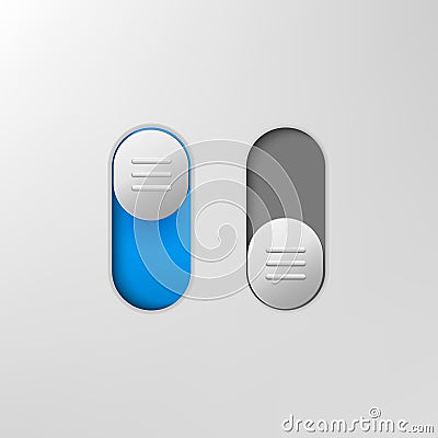 Phone Switch Icon. On Off Toggle For Design Applications. Phone Vector ...