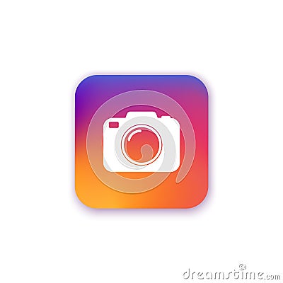 Photo Camera Button, Icon, Web, Symbol, App, Ui. Vector | CartoonDealer ...