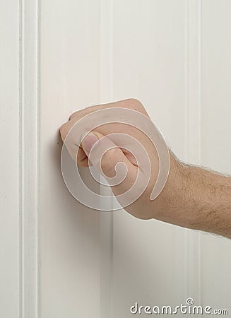 Photo Of Hand Knocking Stock Photo - Image: 13661090