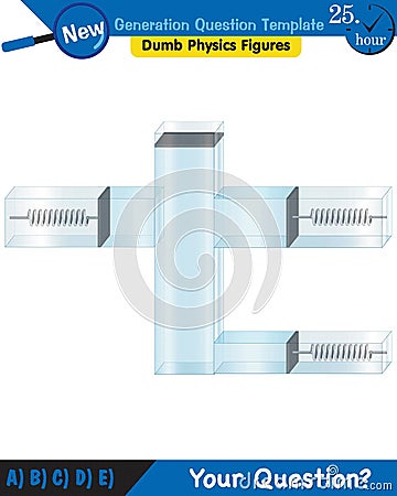 Physics, Pressure Of Liquids, Buoyant Forces Of Liquids Cartoon Vector ...