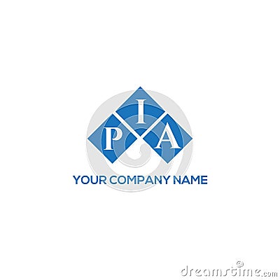 PIA Letter Logo Design On WHITE Background. PIA Creative Initials ...