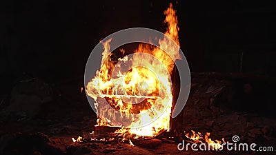 Piano on Fire Musical Instrument Stock Footage - Video of burning, jazz ...