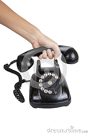 Pick Up The Phone Royalty Free Stock Image - Image: 20186336