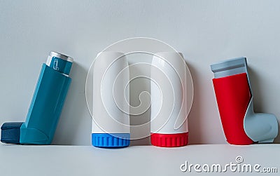 Different Types Of Asthma Inhalers Royalty-Free Stock Image ...