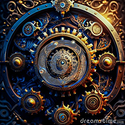 Vintage Cogs Gears Banner Background Wallpaper Stock Photo ...
