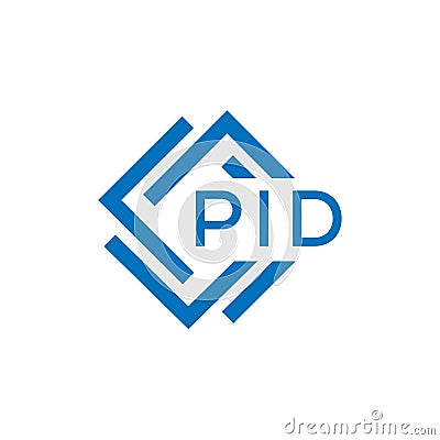PID Letter Logo Design On White Background. PID Creative Circle Letter ...
