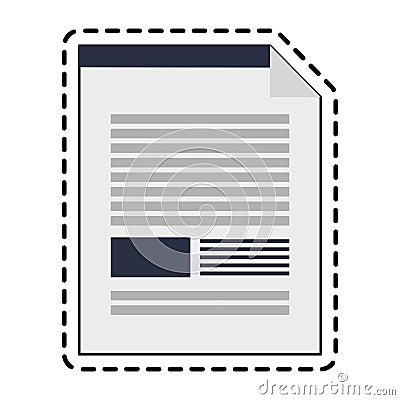 Piece Of Paper Design Cartoon Vector | CartoonDealer.com #81874423