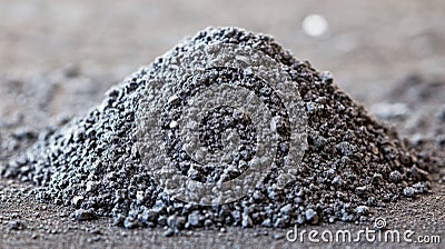 A Pile Of Dark Gray Granular Material Stock Image | CartoonDealer.com ...