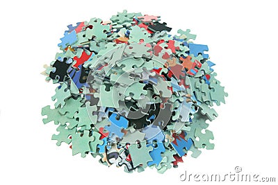 Pile Of Jigsaw Puzzle Pieces Stock Photo | CartoonDealer.com #22369818