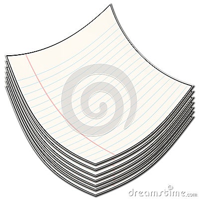 Pile Of Note Papers Royalty Free Stock Image - Image: 2929076