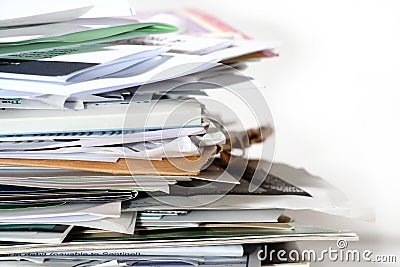Pile Of Paper. Stock Image - Image: 2204831