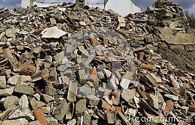 Pile Of Rubble Stock Photo - Image: 35311510