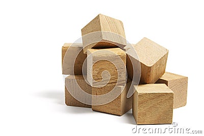 Pile Of Wooden Blocks Stock Images - Image: 11536054