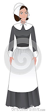 Pilgrim Woman Royalty Free Stock Photo - Image: 21895135