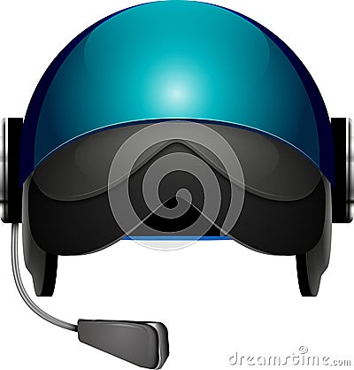 Pilot Helmet Stock Vector - Image: 43353999