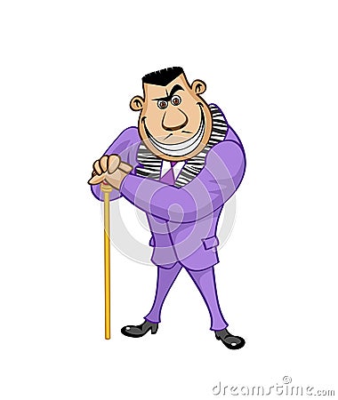 Cartoon Pimp Character Stock Photo | CartoonDealer.com #135103956