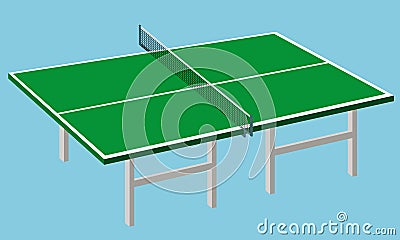 Ping-pong Table Cartoon Vector | CartoonDealer.com #17053123