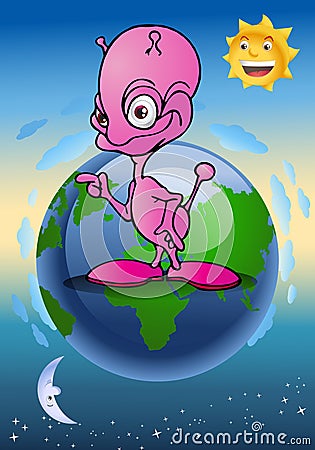 Pink Alien Stock Photos - Image: 26599393