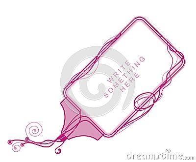 Pink Border Design Royalty Free Stock Photo - Image: 7831415
