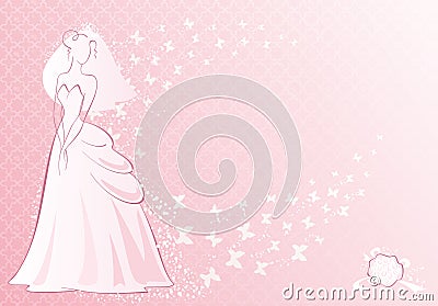 Pink Bride Royalty Free Stock Photos - Image: 10117858