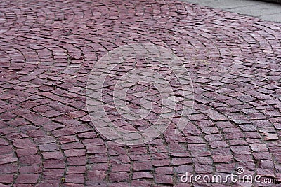 Pink Cobble Stone Texture Pavement Pattern Structure Stock Photography ...