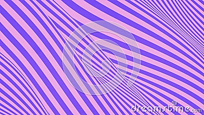 Pink Colored Wave Loop Animation. Futuristic Geometric Diagonal Lines ...