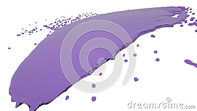 Pink Fluid Flow Hits a Surface. Colored Water Stock Footage - Video of ...