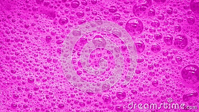 Pink Foam with Bubbles Popping Stock Video - Video of froth, pink ...