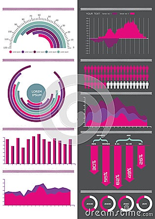 Infographic Design Elements Stock Vector - Illustration of business ...